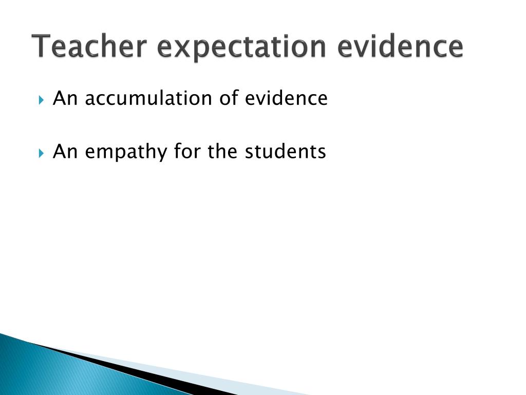 PPT - Raising teacher expectations, changing beliefs and enhancing ...
