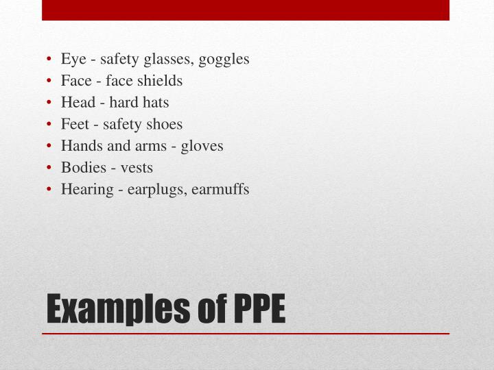 PPT - Personal Protective Equipment (PPE) PowerPoint Presentation - ID ...