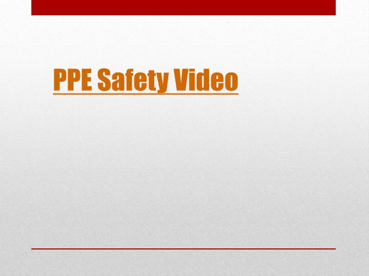 PPT - Personal Protective Equipment (PPE) PowerPoint Presentation - ID ...