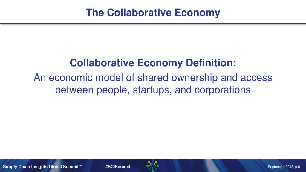 PPT - The Collaborative Economy Empowered People: Social and ...