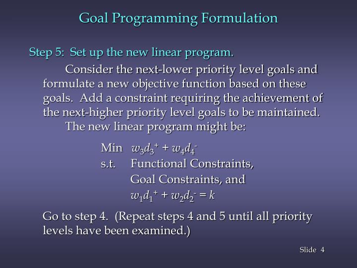 PPT - Chapter 14: Goal Programming PowerPoint Presentation - ID:1844187