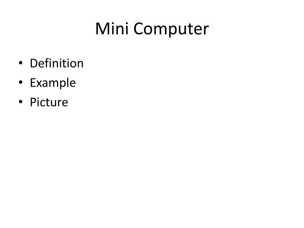 PPT Computer Classification PowerPoint Presentation Free Download