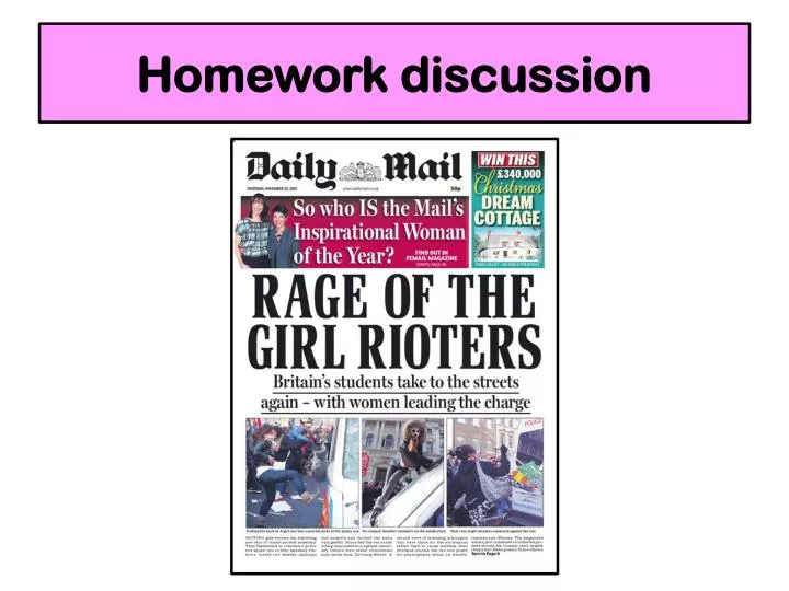 PPT - Homework discussion PowerPoint Presentation, free download - ID ...