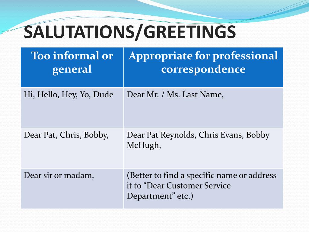 PPT - Reading Genre: Email “Professional Email Etiquette” PowerPoint ...