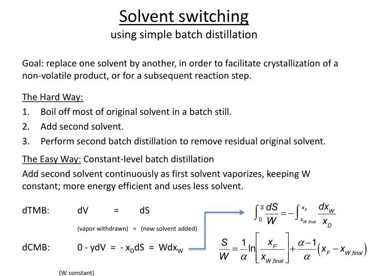 PPT - Batch Distillation PowerPoint Presentation - ID:1845257