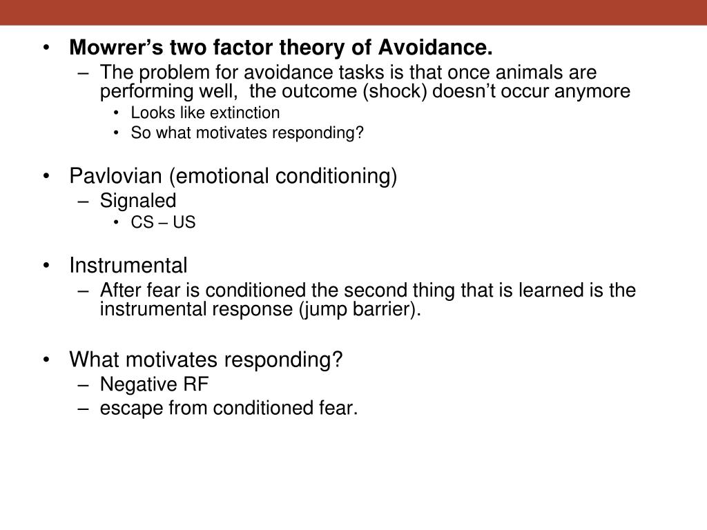 PPT - Chapter 10 – Aversive Control: Avoidance and Punishment ... PPT - Chapter 10 – Aversive Control: Avoidance and Punishment ...