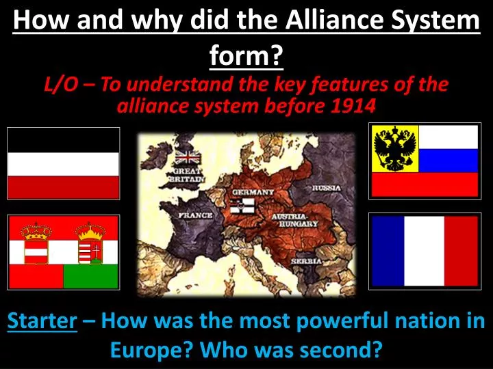 PPT - How and why did the Alliance System form? PowerPoint Presentation ...