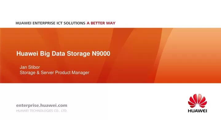 PPT - Huawei Big Data Storage N9000 PowerPoint Presentation, free ...