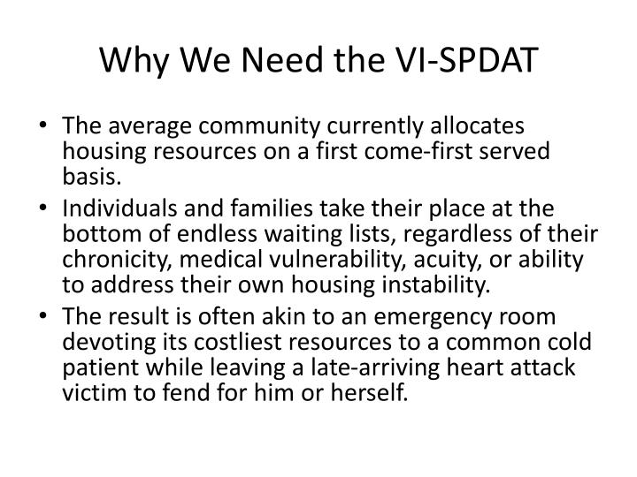 PPT - Introducing the VI-SPDAT PowerPoint Presentation - ID:1846655