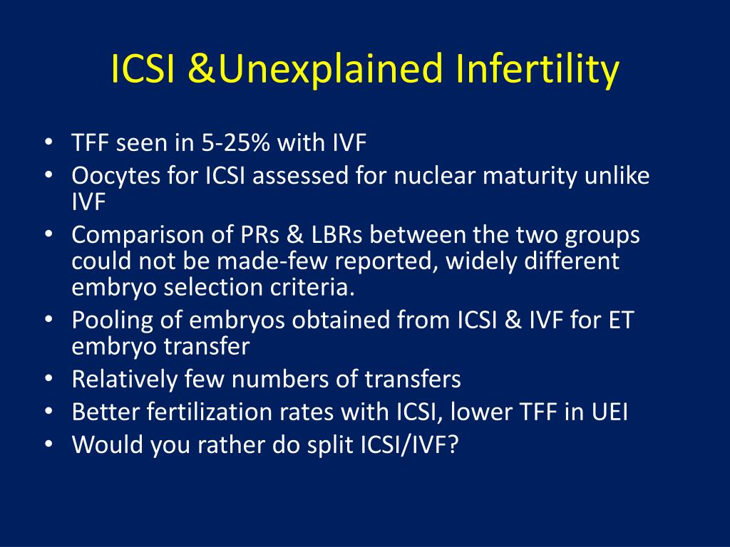 PPT - ART’de ICSI’nin Yeri (ICSI Indications) PowerPoint Presentation ...