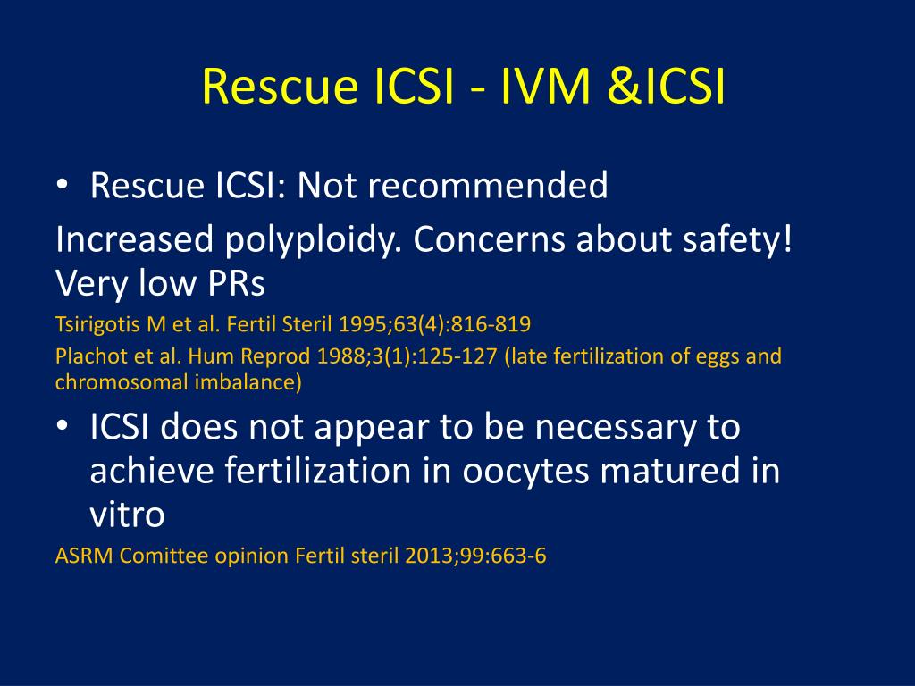 PPT - ART’de ICSI’nin Yeri (ICSI Indications) PowerPoint Presentation ...