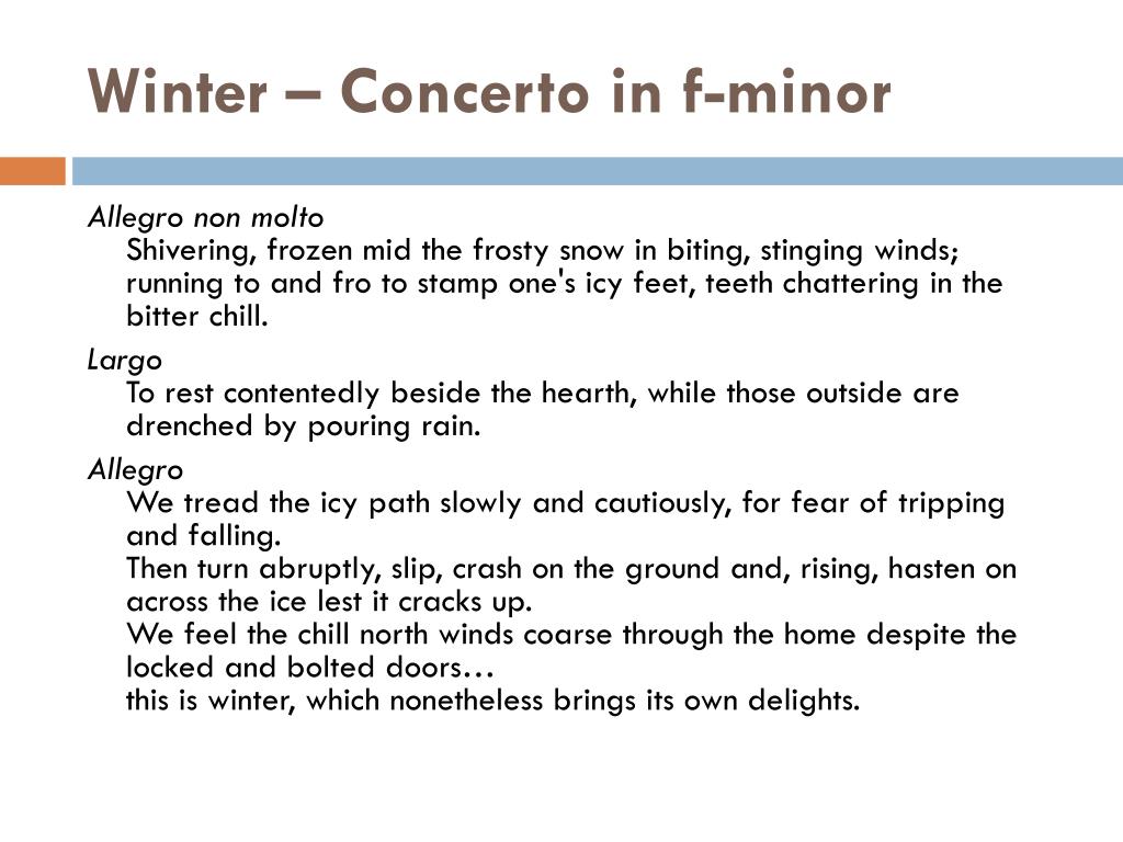 PPT - Sonnets for Antonio Vivaldi’s The Four Seasons (1725) (in English ...