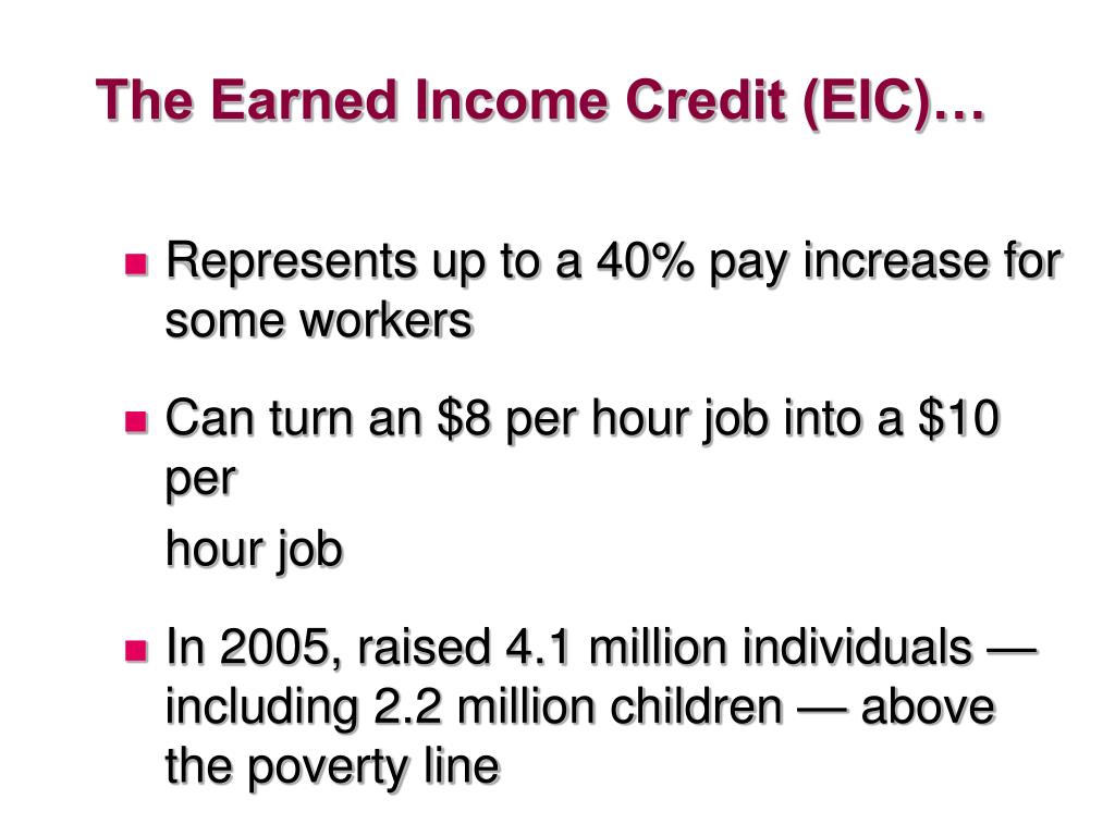 PPT - Catholic Charities USA Webinar: The Earned Income Tax Credit ...