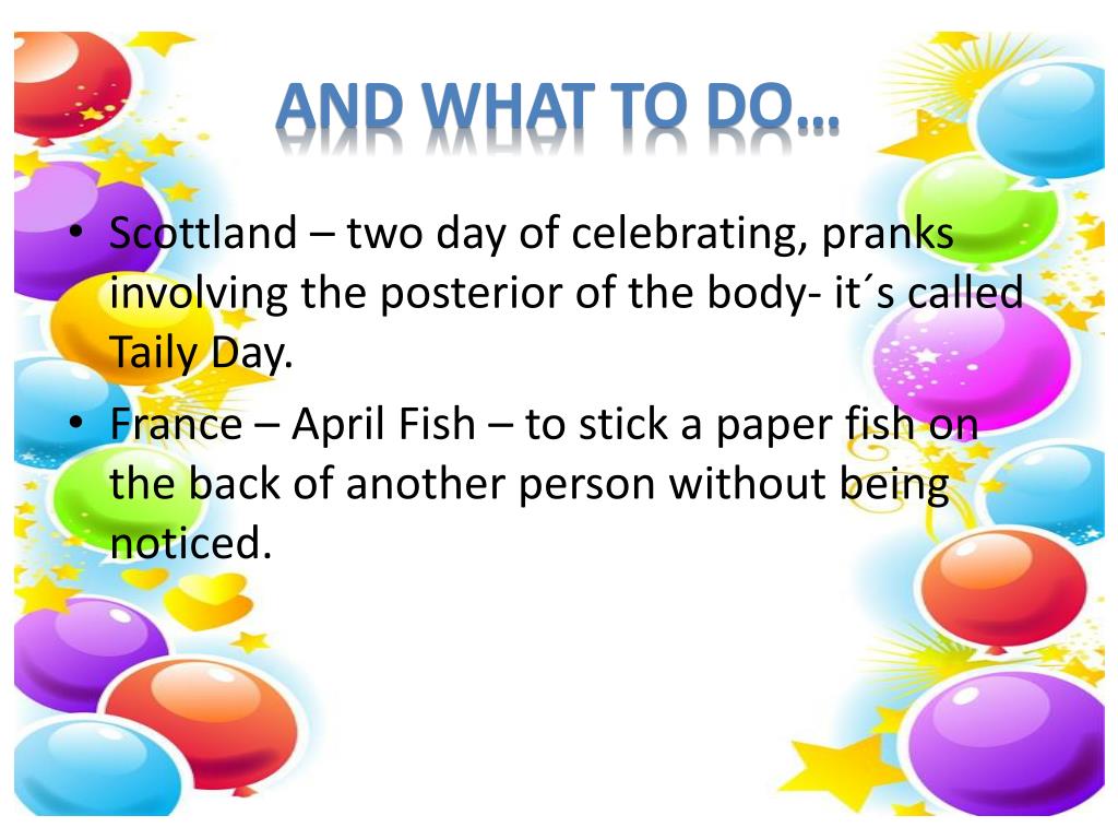PPT - APRIL FOOL´S DAY Or ALL FOOL´S DAY PowerPoint Presentation, free ...