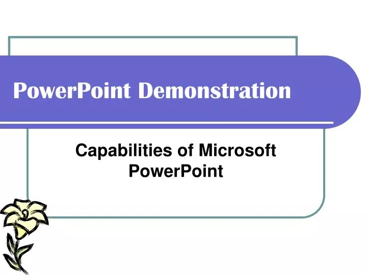 PPT - PowerPoint Demonstration PowerPoint Presentation, free download ...
