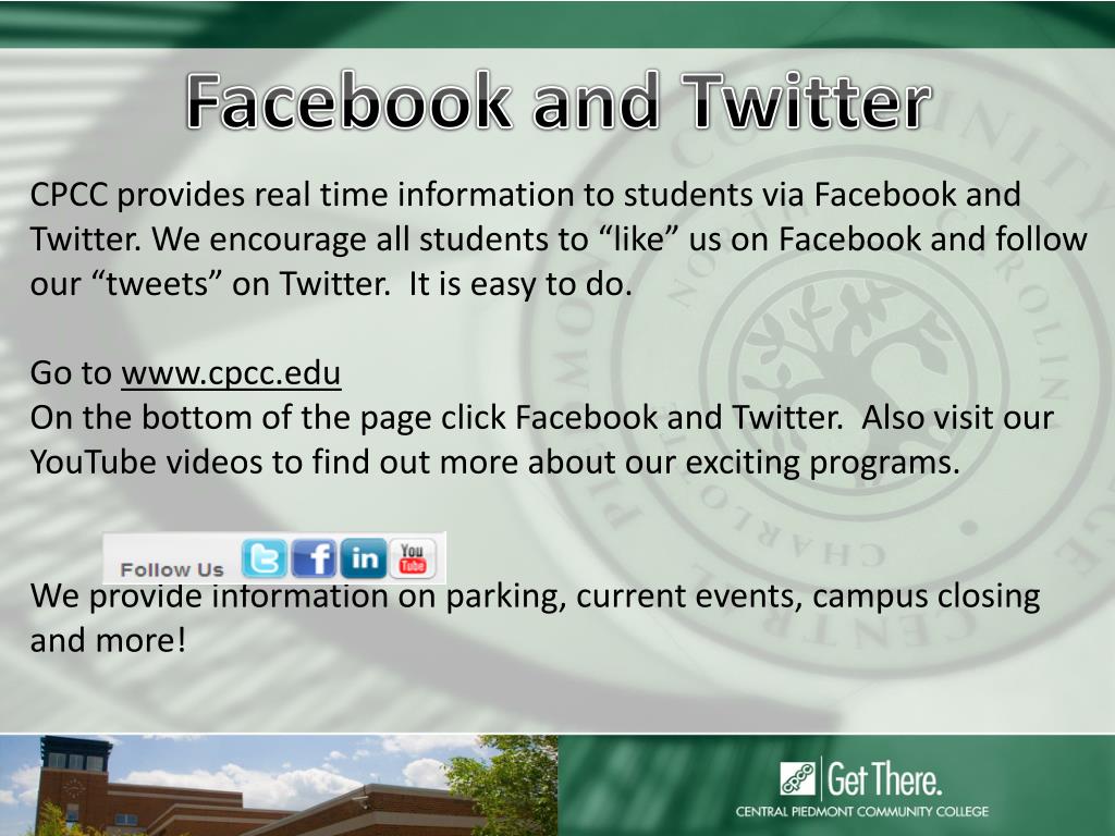 PPT - Welcome to CPCC’s New Student Orientation For Career and College ...