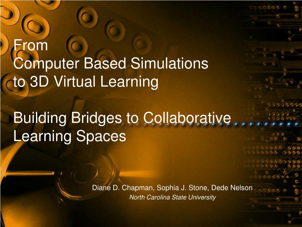 PPT - Enhancing Learning through 3D Virtual Simulations PowerPoint ...