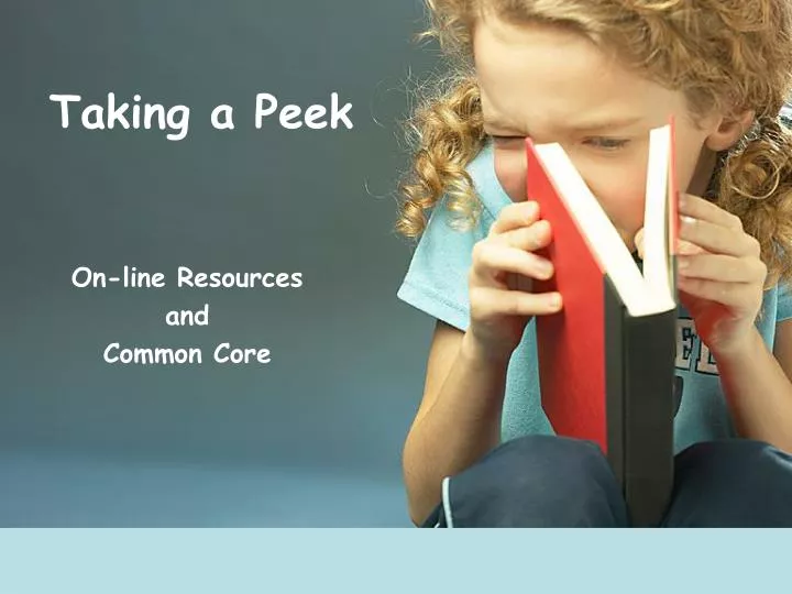 PPT - Taking a Peek PowerPoint Presentation, free download - ID:1847763