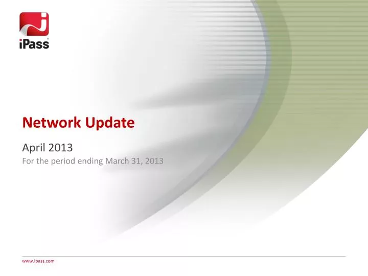 PPT - Network Update PowerPoint Presentation, free download - ID:1847902
