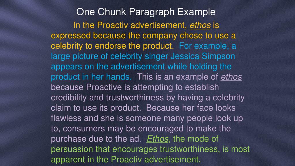 PPT One Chunk Paragraph Example PowerPoint Presentation Free PPT One Chunk Paragraph Example PowerPoint Presentation Free