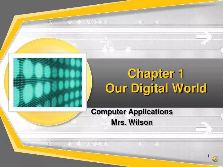 PPT - Chapter 1 Our Digital World PowerPoint Presentation, free ...