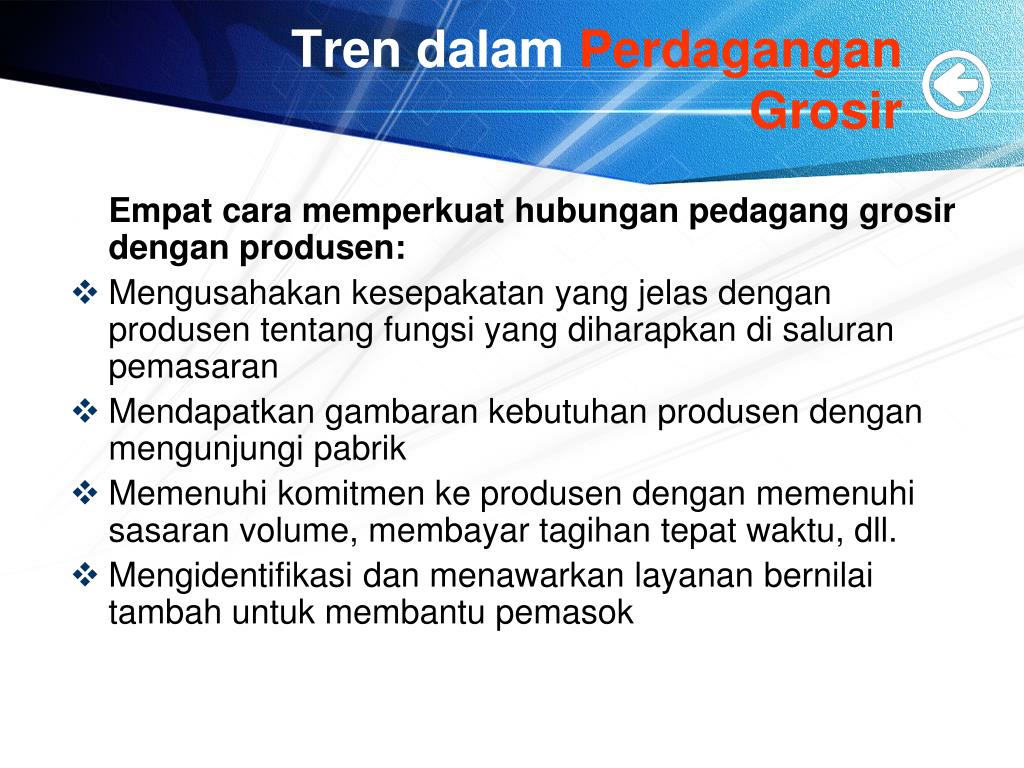 PPT - BAB 16 Mengelola Perdagangan Eceran, Grosir dan Logistik ...