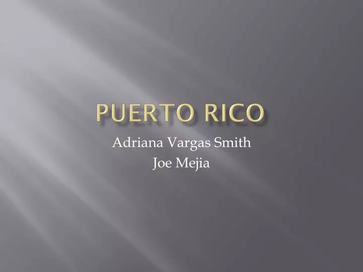 PPT - Puerto Rico PowerPoint Presentation, free download - ID:1848810