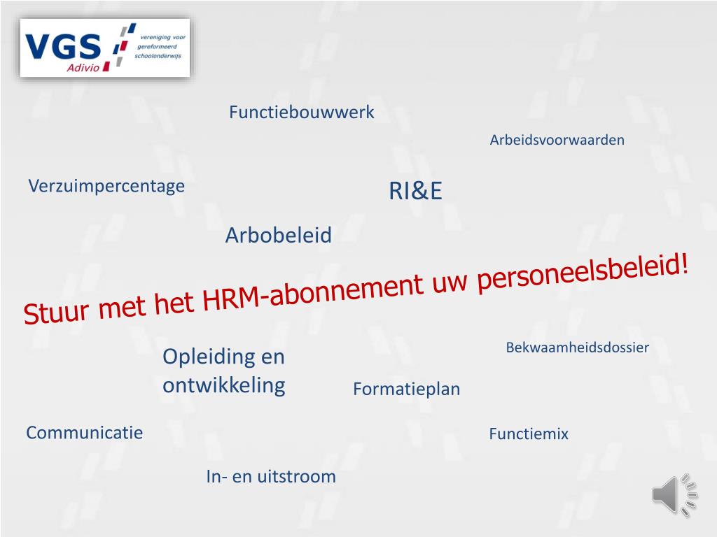 PPT - Stuur met het HRM-abonnement uw personeelsbeleid! PowerPoint ...
