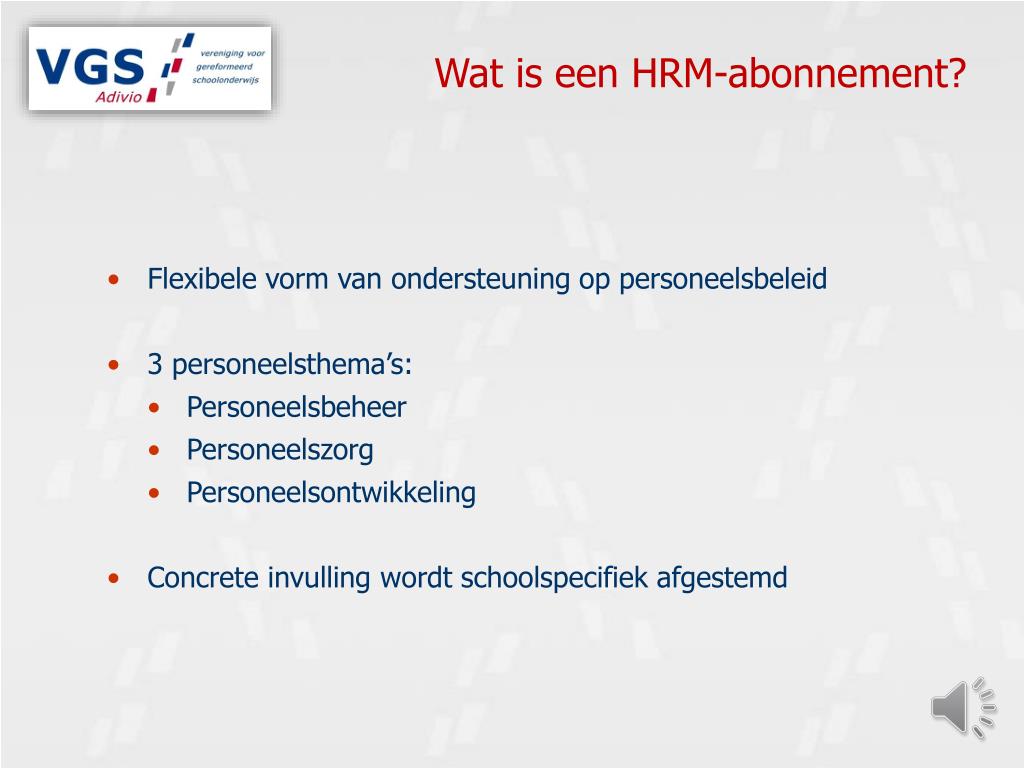 PPT - Stuur met het HRM-abonnement uw personeelsbeleid! PowerPoint ...