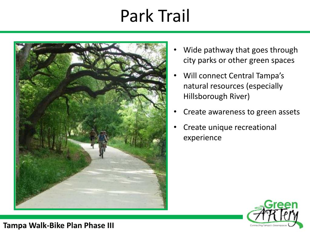 PPT - Tampa Walk-Bike Plan Phase III: New Tampa & Green ARTery ...
