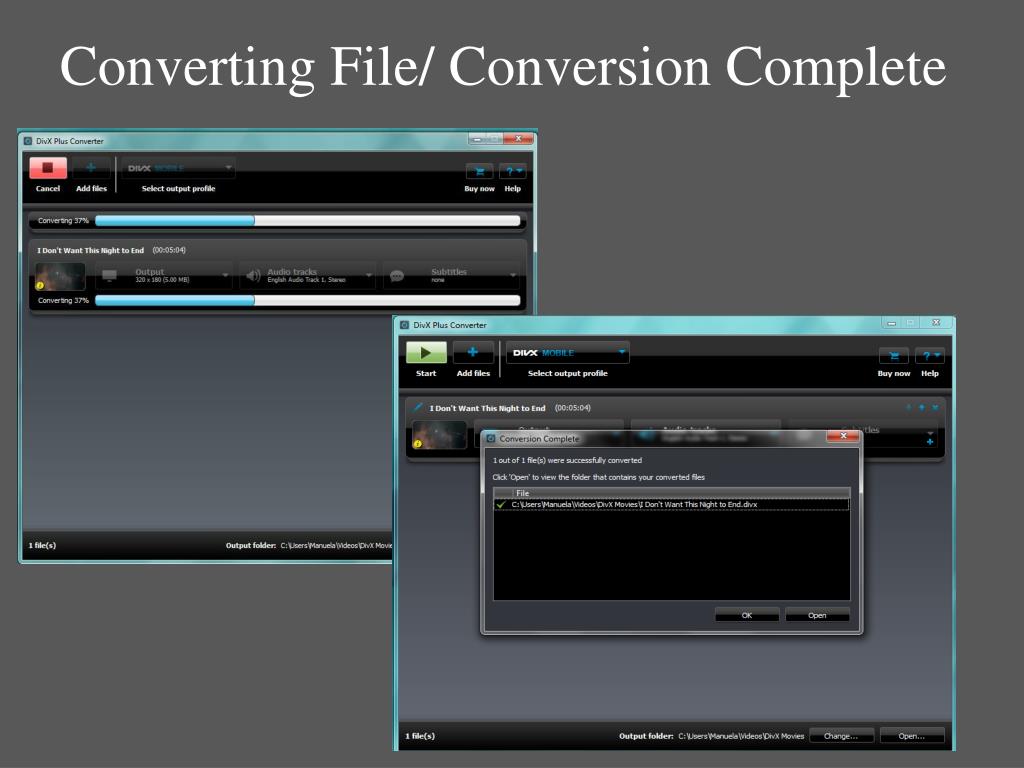 PPT - DIVX Plus Software Free Video Converter By Manuela Renteria ...
