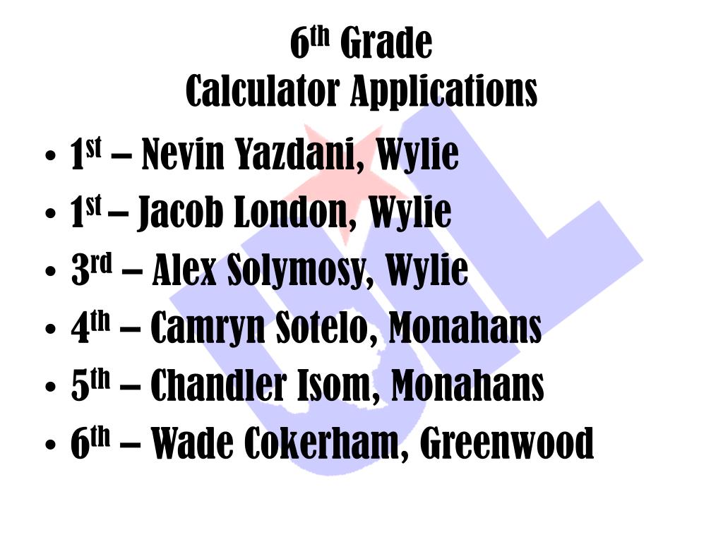 PPT - GOOD LUCK UIL PARTICIPANTS! WELCOME TO Sweetwater Middle SCHOOL ...