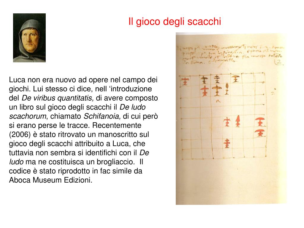 PPT - Magia, spettacolo e diletto nella matematica di Luca Pacioli ...