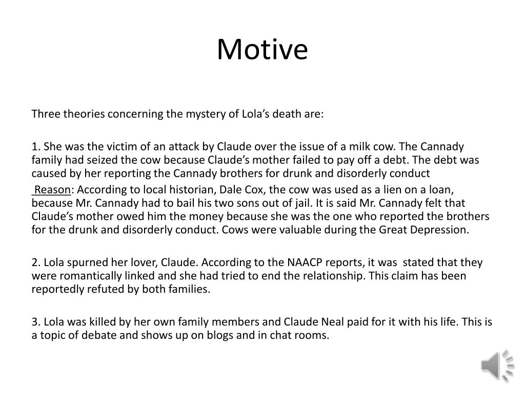 PPT - Lynching, Murder & Mystery in Nature’s Grace: The Claude Neal ...
