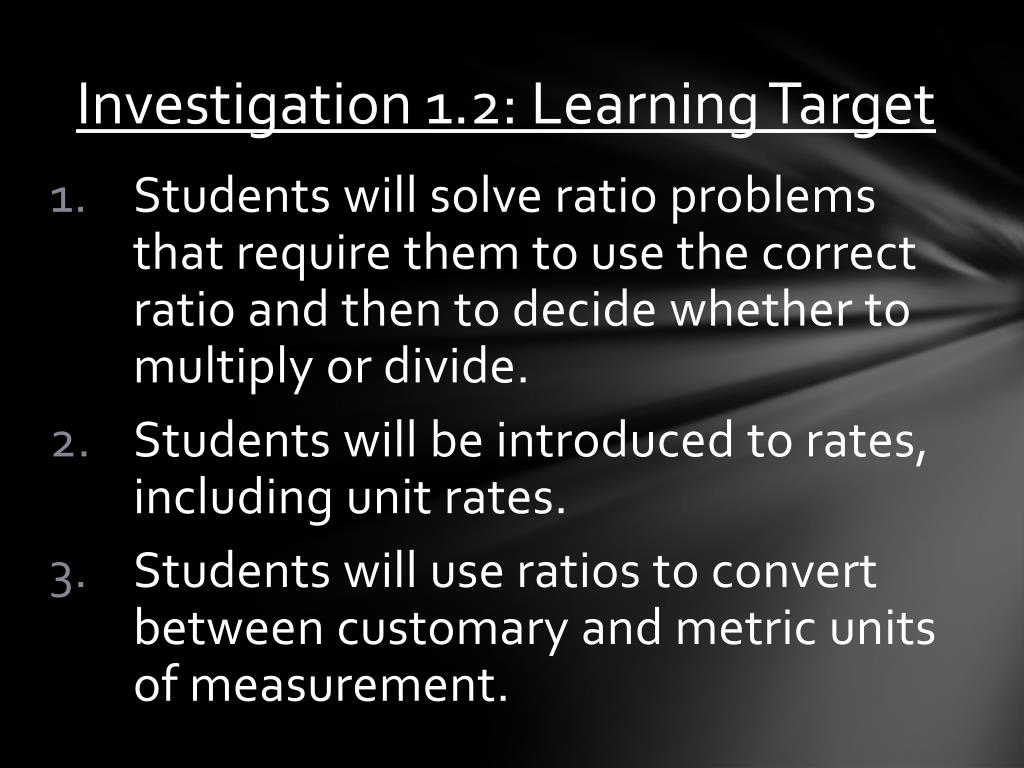 PPT - 6 th Grade Math Focus 1: Ratios, Rates & Proportions PowerPoint ...