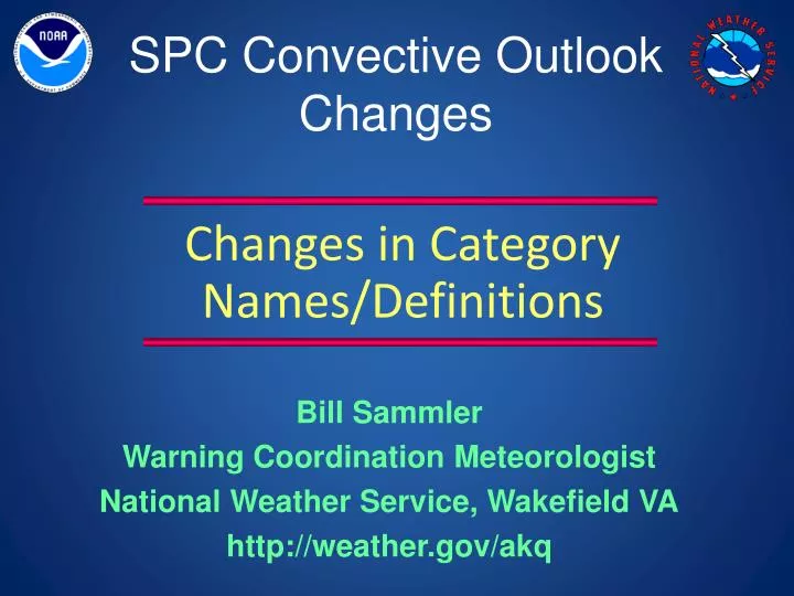 PPT - SPC Convective Outlook Changes PowerPoint Presentation, free ...