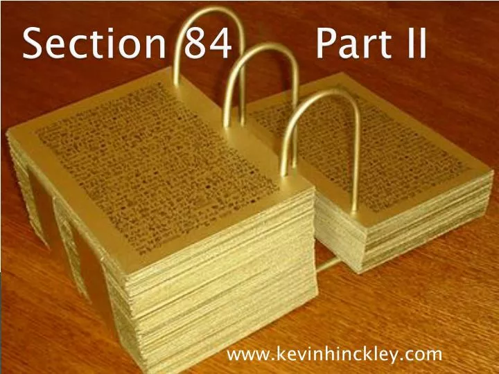 PPT - Section 84 Part II PowerPoint Presentation, free download - ID ...