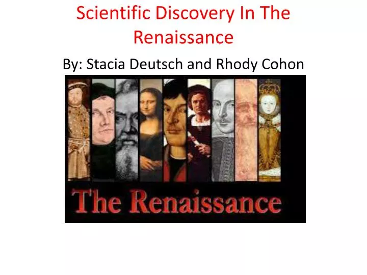 PPT - Scientific Discovery In The Renaissance PowerPoint Presentation ...