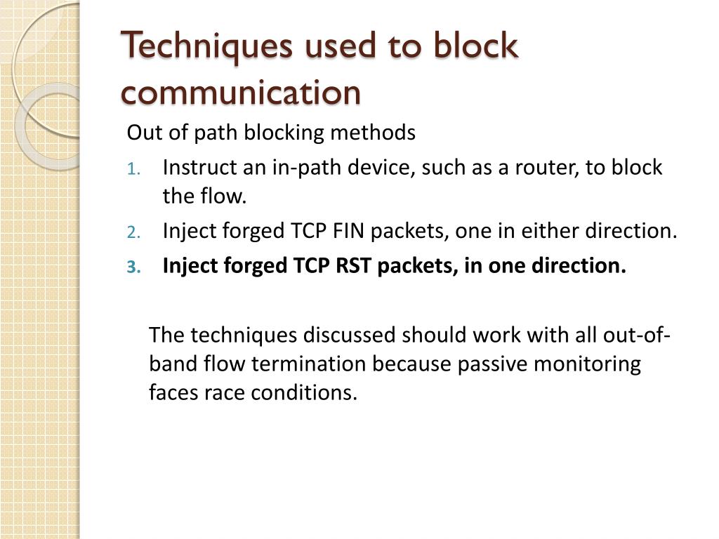 PPT - Detecting Forged TCP Reset Packets PowerPoint Presentation, free ... PPT - Detecting Forged TCP Reset Packets PowerPoint Presentation, free ...