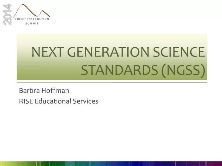 PPT - Next Generation Science Standards (NGSS) PowerPoint Presentation ... PPT - Next Generation Science Standards (NGSS) PowerPoint Presentation ...