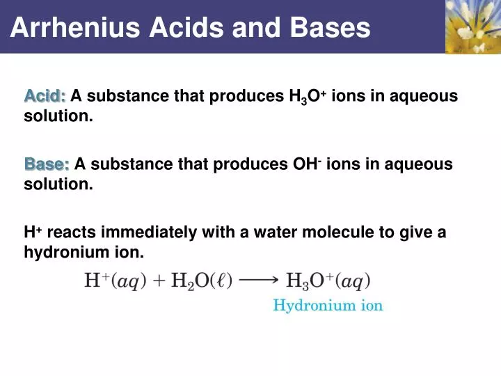 PPT - Arrhenius Acids and Bases PowerPoint Presentation, free download ... PPT - Arrhenius Acids and Bases PowerPoint Presentation, free download ...