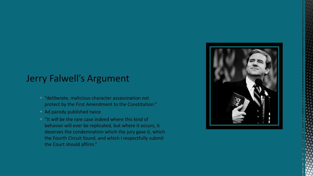 PPT - Hustler Magazine v. Falwell (1988) PowerPoint Presentation, free ...