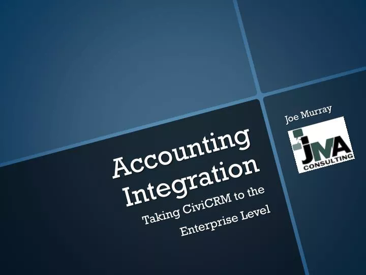 PPT - Accounting Integration PowerPoint Presentation, free download ...