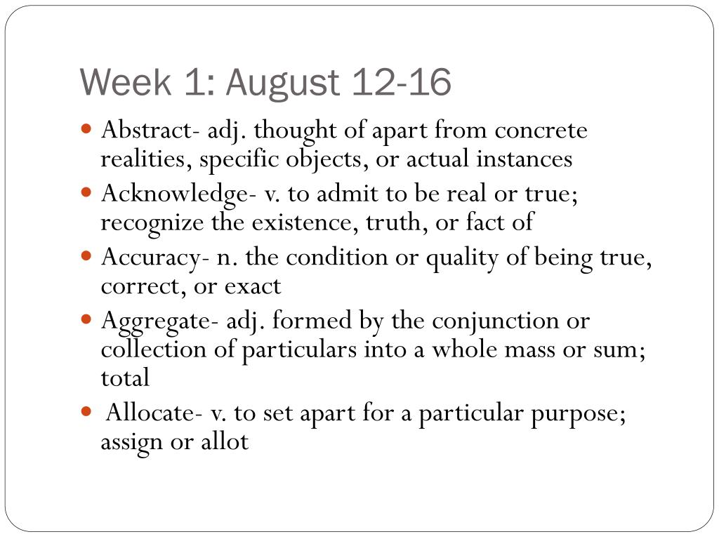 PPT - English II Academic Vocabulary PowerPoint Presentation, free ...