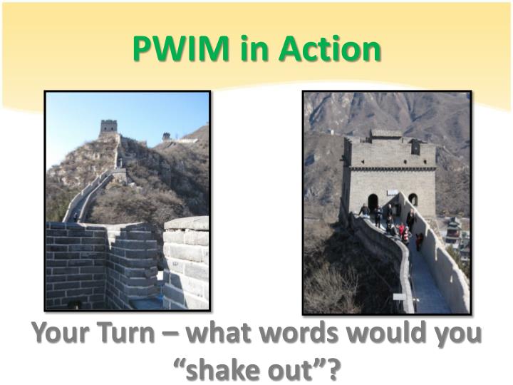 PPT - Word Walls and PWIM PowerPoint Presentation - ID:1853124