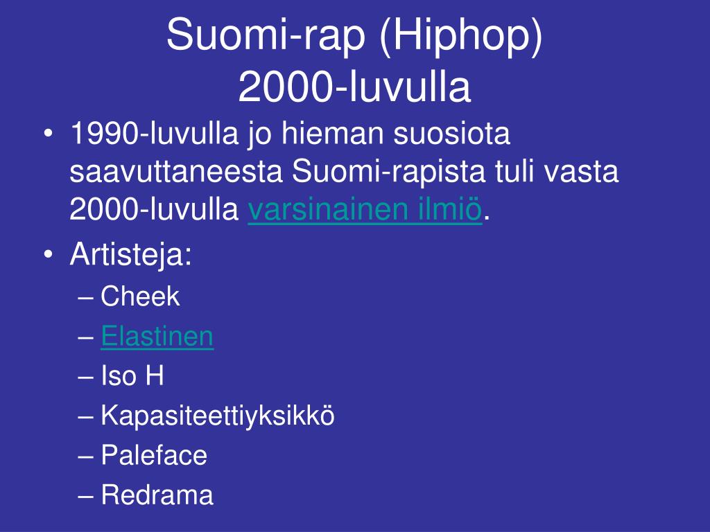 PPT - Populaarimusiikki PowerPoint Presentation, free download - ID:1853750