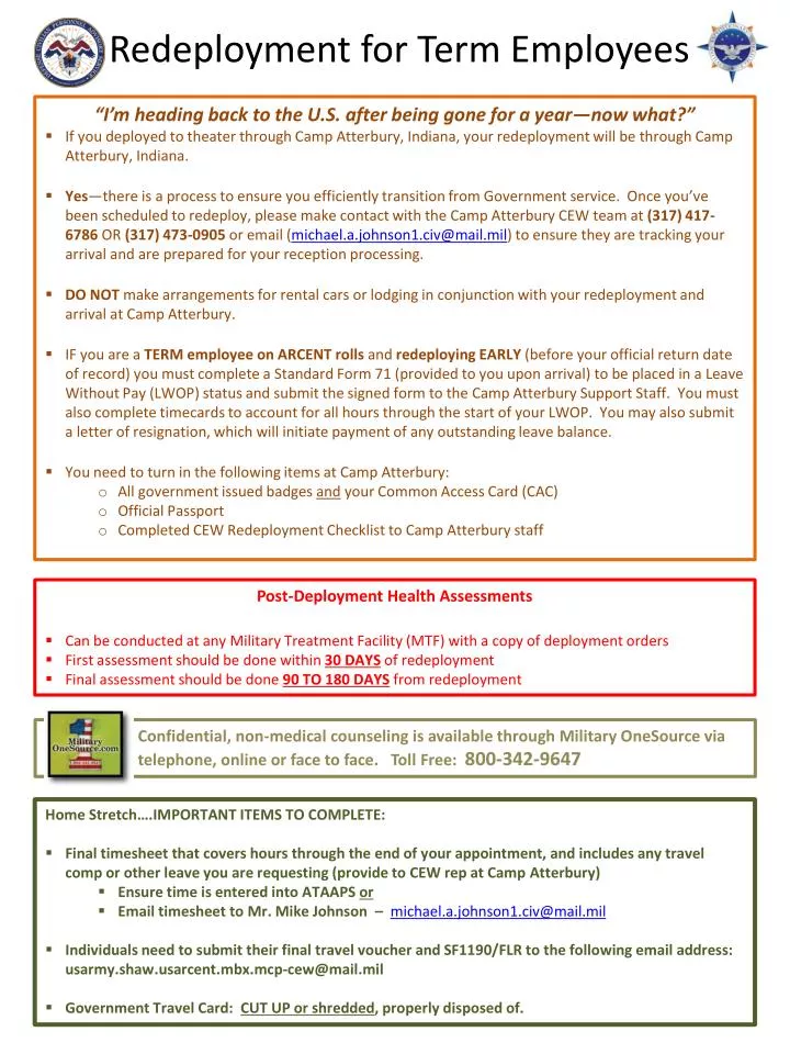 PPT - Redeployment for Term Employees PowerPoint Presentation, free ...