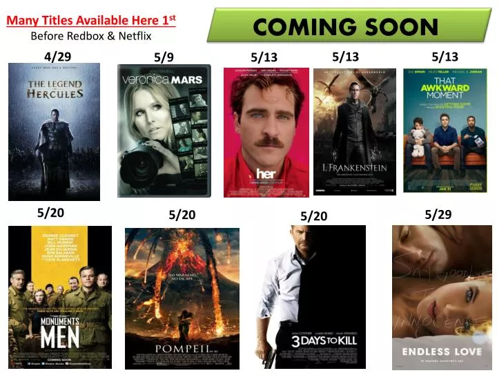 PPT - COMING SOON PowerPoint Presentation, free download - ID:1854616