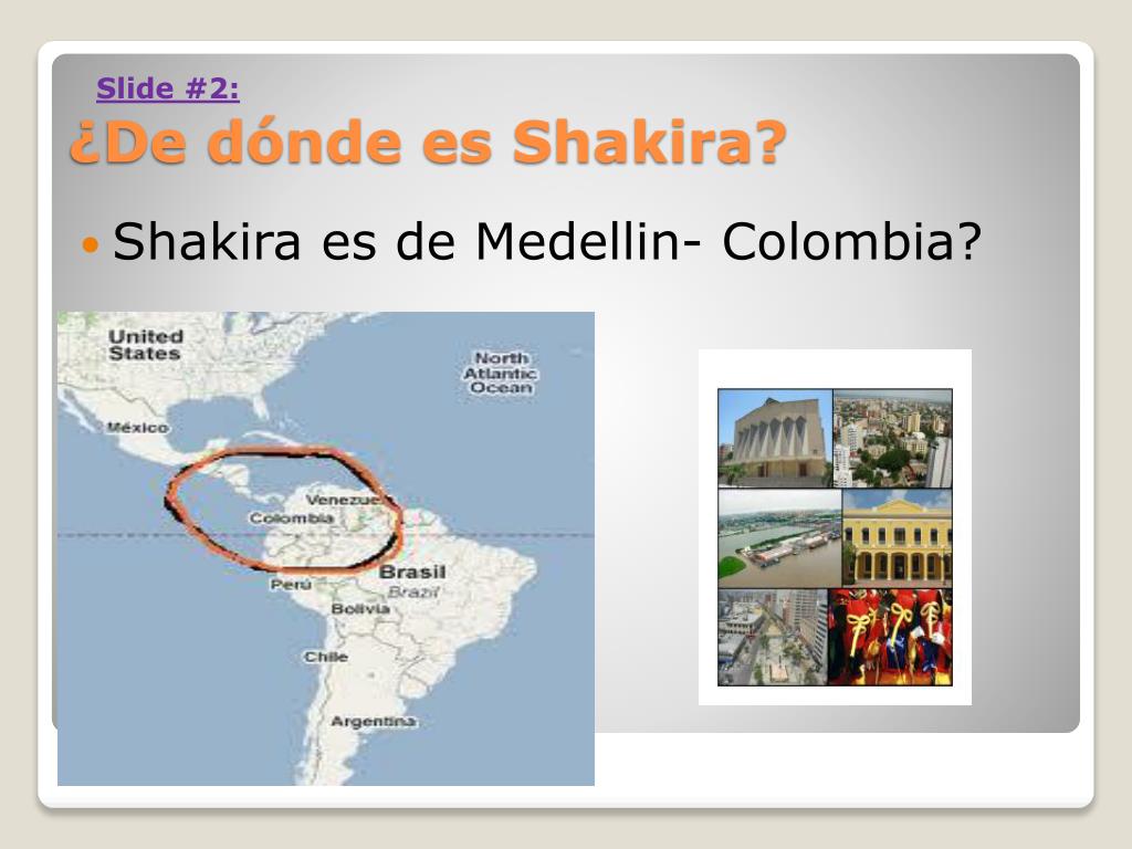 PPT - Una persona famosa Shakira. PowerPoint Presentation, free ...