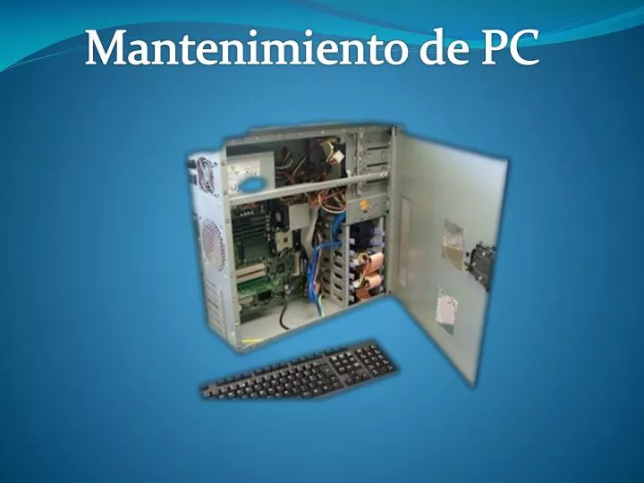 PPT - Mantenimiento de PC PowerPoint Presentation, free download - ID ...